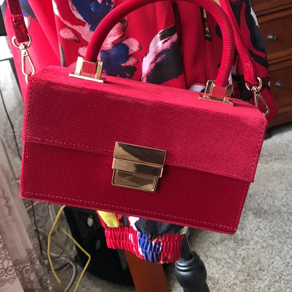 Zara | Bags | Zara Satchelcrossbody In Deep Red | Poshmark